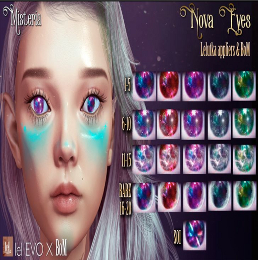 Second Life Marketplace - Misteria - Nova Eyes #1